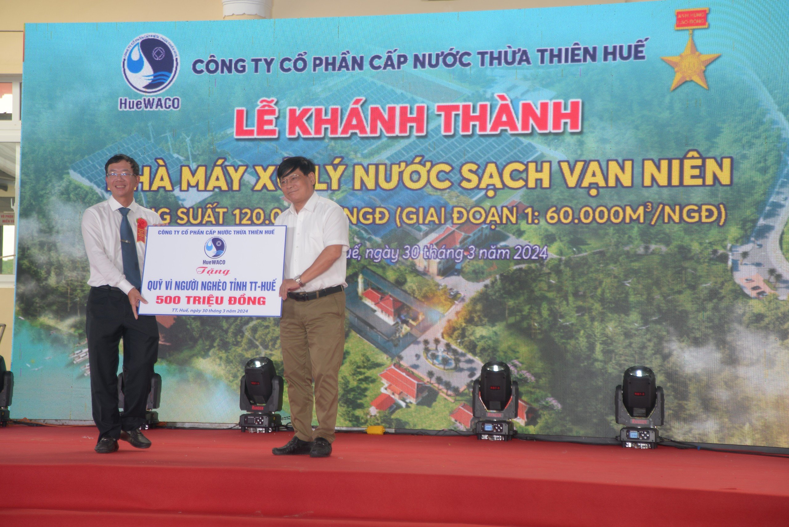 HueWACO khánh thành Nhà máy xử lý nước sạch Vạn Niên - Tập đoàn Bình ...